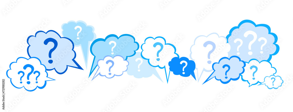 Message box with question mark icon. Question mark poster. Faq problem ...