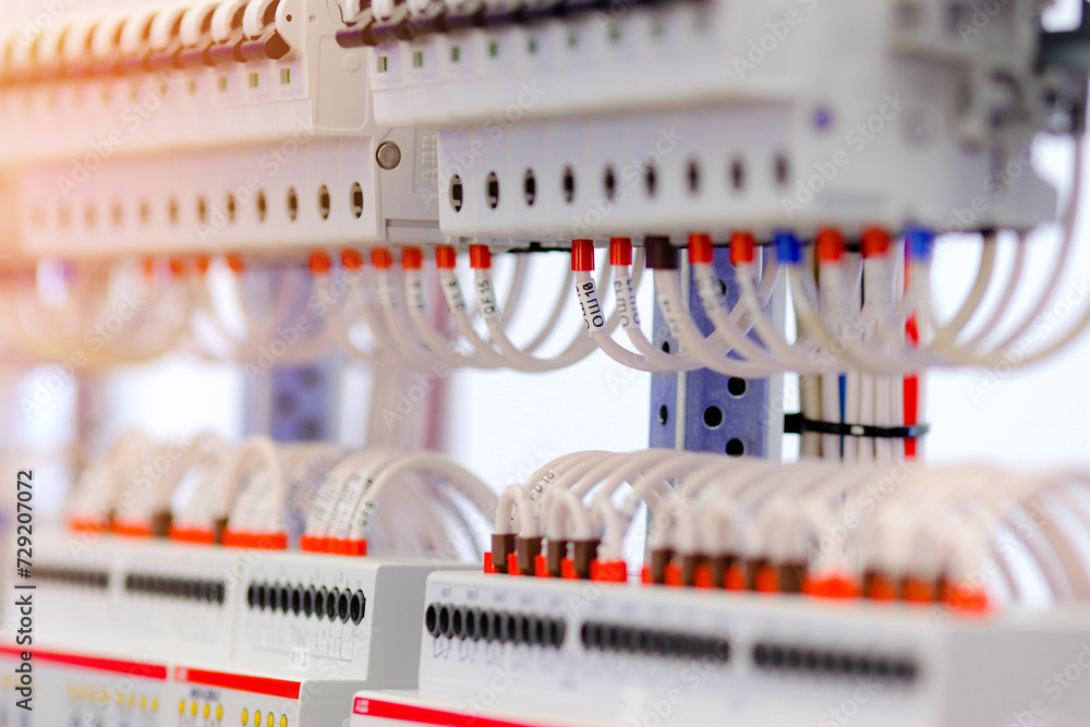 Foto de Electronic control modules for apartment automation are ...