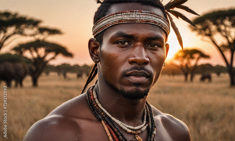 Tribal Reverie: Nomadic Savanna Tribes in Artistic Cultural Embrace ...