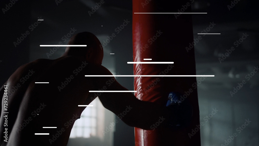 Motion Slides Lines | With Control Panel for every Scene Stock Template ...