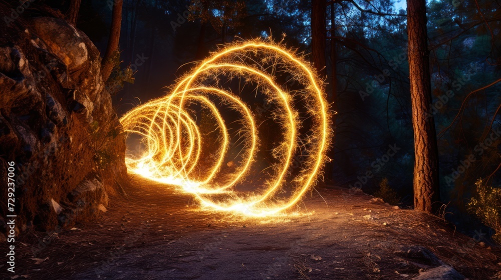 Light painting is a photographic technique where long exposures are ...
