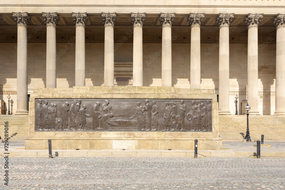 Impressive sandstone columns on St Georges Hall Liverpool Impressive ...