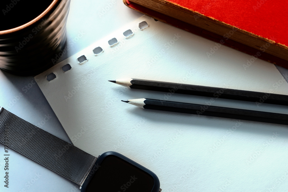 Pencil and Paper preparing to Start Drawing classes away from ...