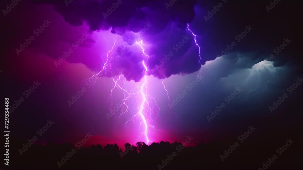 Bolt of lightning. Supercell thunderstorm clouds show off the power of ... Bolt of lightning. Supercell thunderstorm clouds show off the power of ...