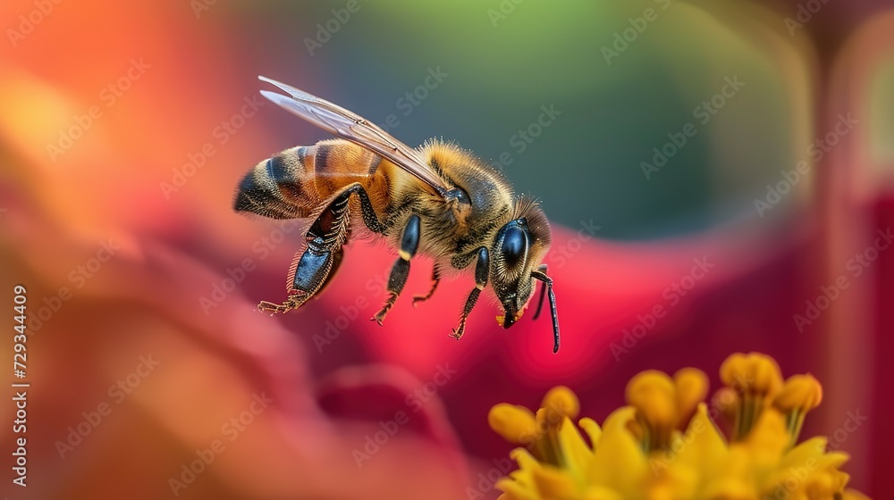 bee in the summer Description Experience the vibrancy of summer with ...