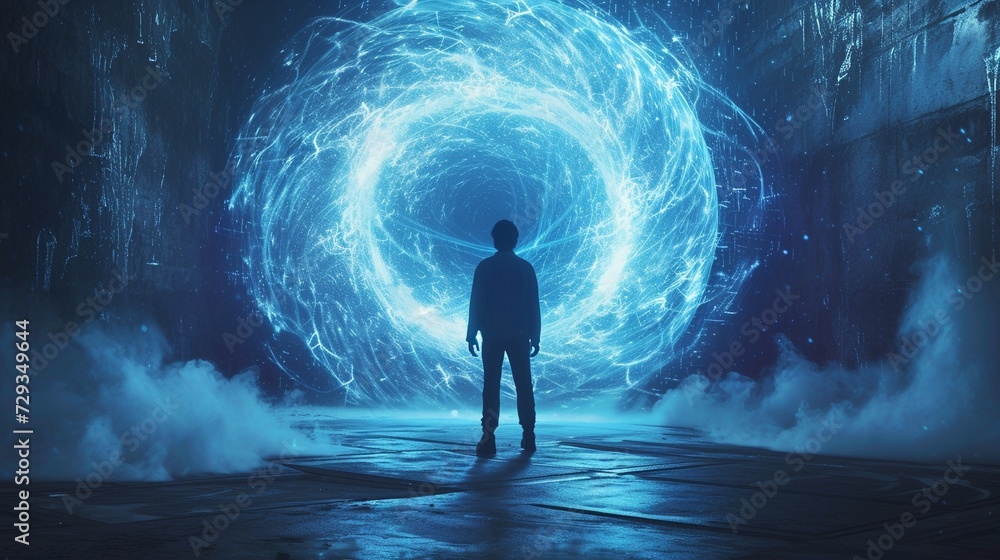 Time Warp: The Superpower of Teleportation and Time Travel Stock ...