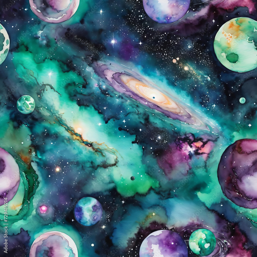 Celestial Symphony - Unreal cosmic scenery with celestial bodies and ...