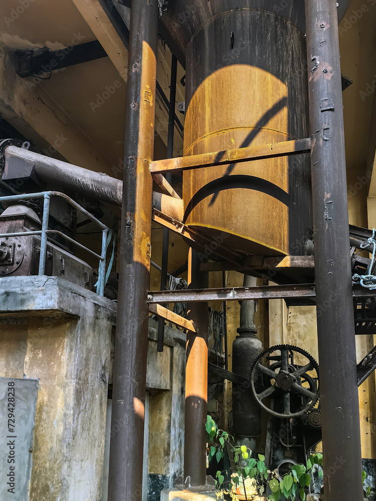 KANCHANABURI, THAILAND - FEBRUARY 2,2024 : Interior view of antique ...