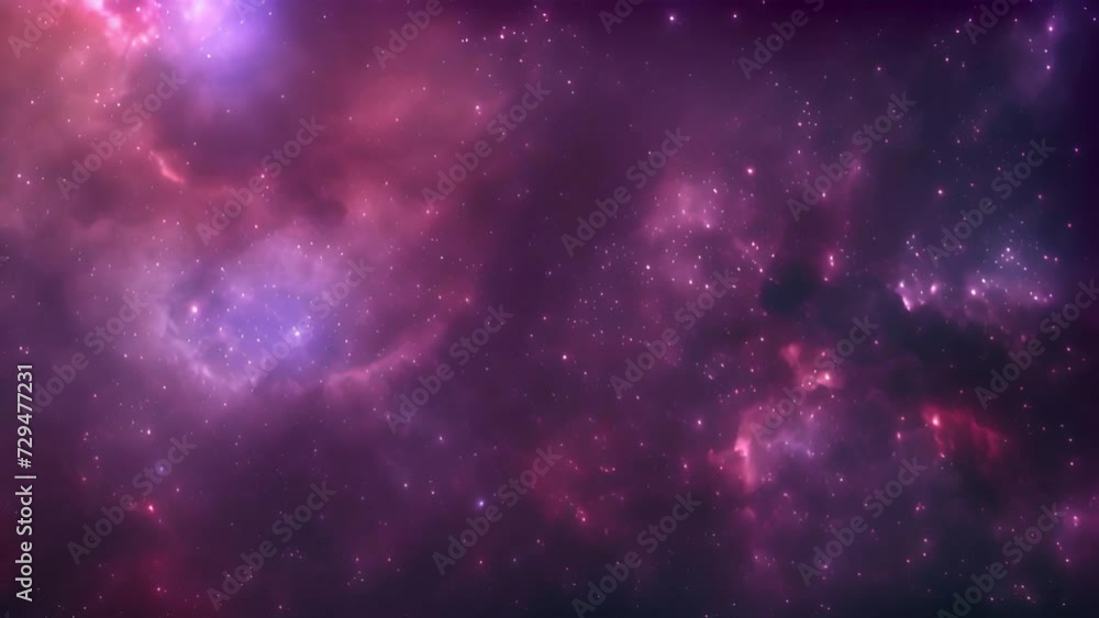 4k Cosmos effect. Seamless loop galaxy exploration through outer space ...