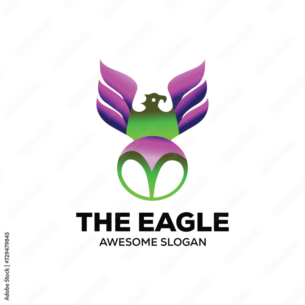 eagle logo design template Related tags eagle American Eagle military ...
