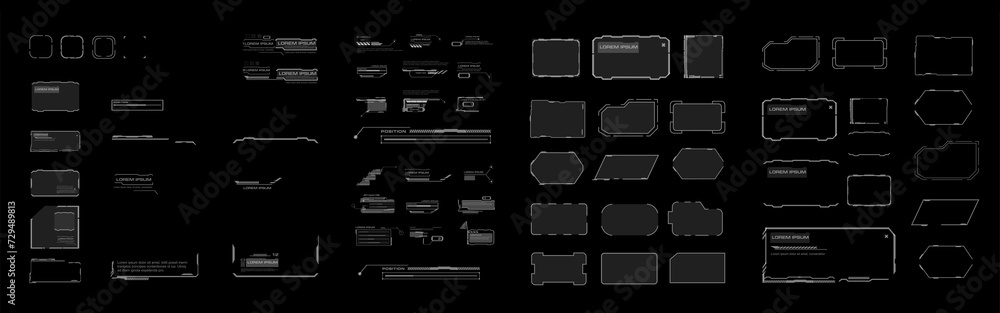Set dialog boxes and frames for communication on the network, chats ...