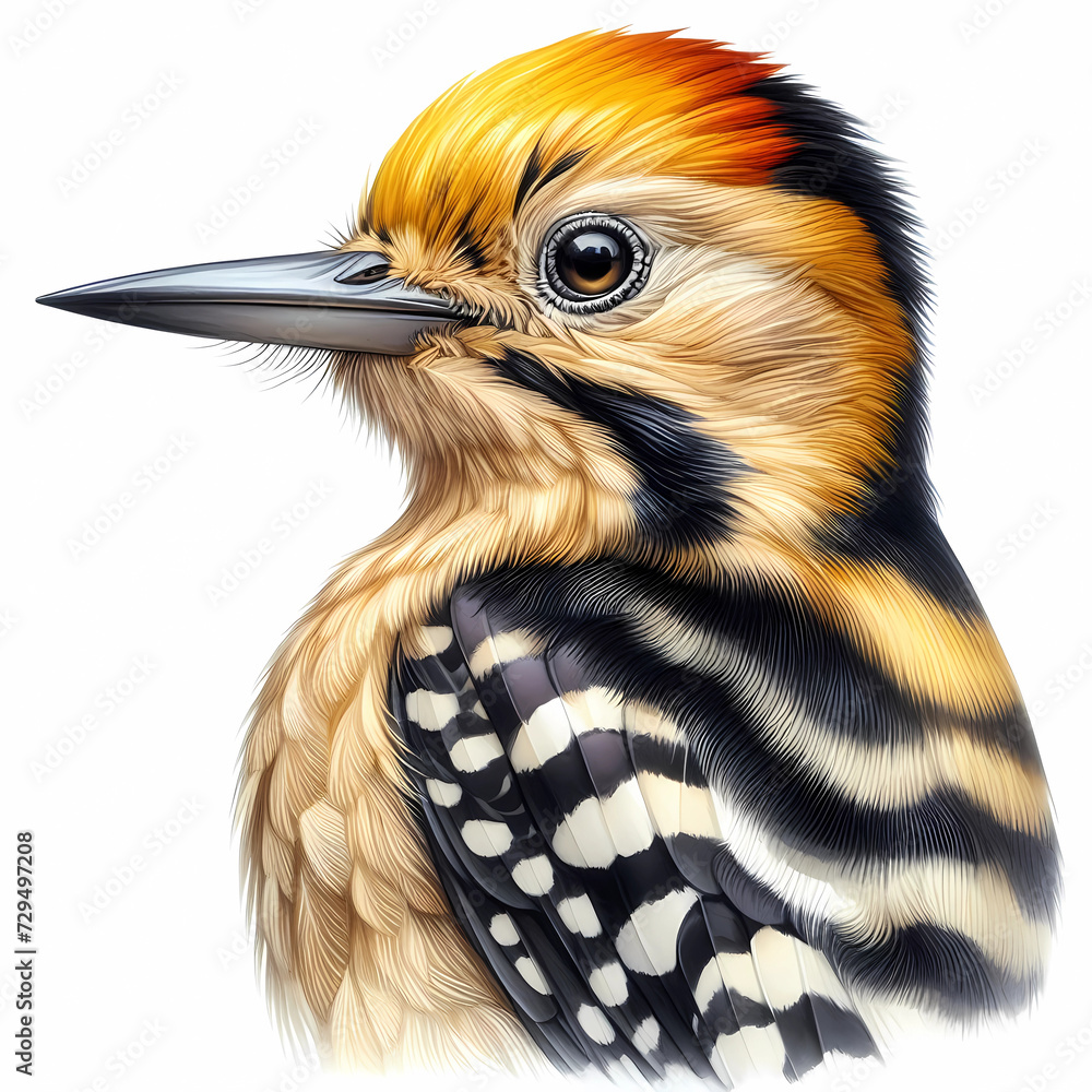 woodpecker real life in detail image clipart Stock Photo | Adobe Stock