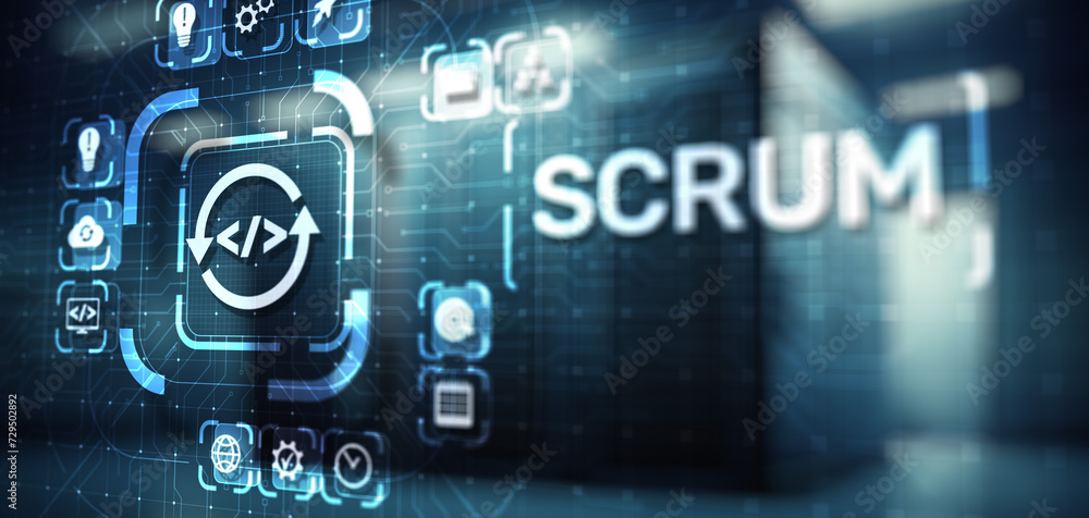 Scrum Agile Development Methodology Programming And Application