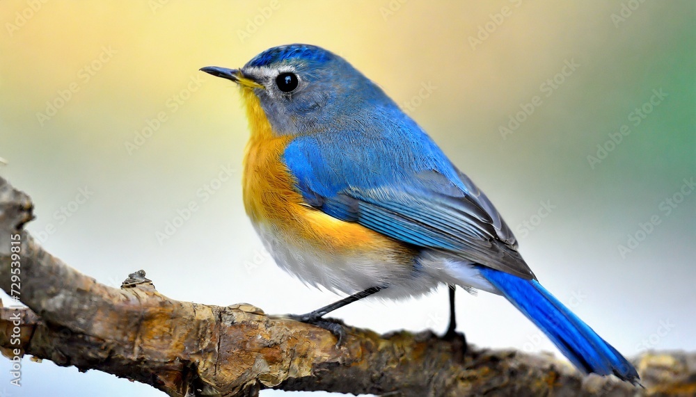 himalayan bluetail or red flanked orange flanked bush robin tarsiger ...