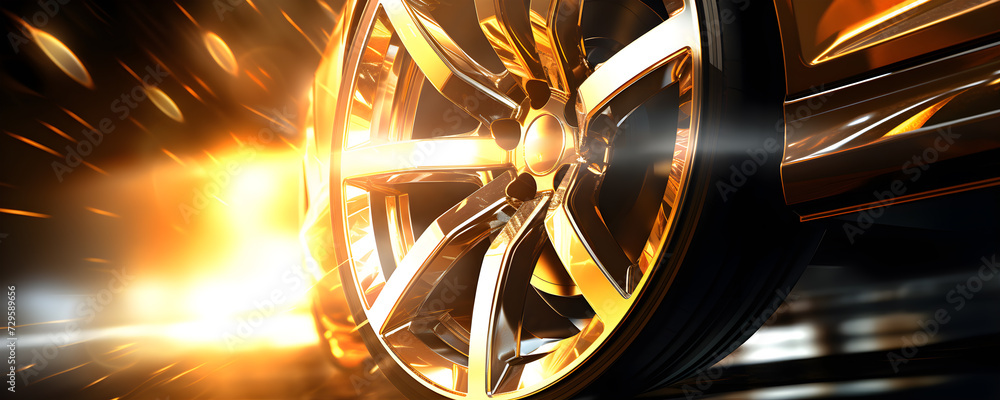 Golden rim background golden rims background golden wheels background ...