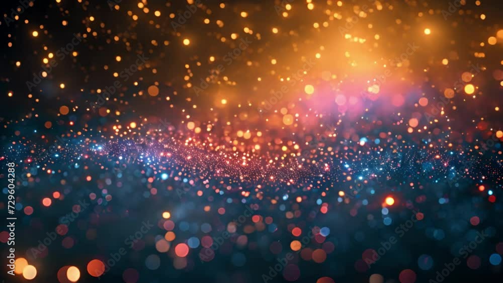 Star sparkles rainbow effect. Shiny glitter Star-shaped. 4k background ...