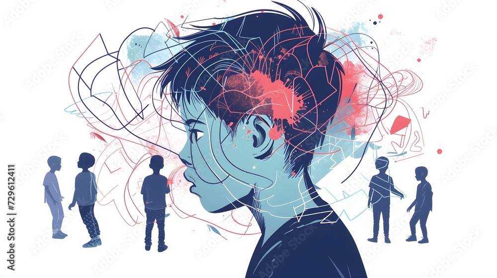 Conflict Resolution Intervention: Educational-themed Vector ...