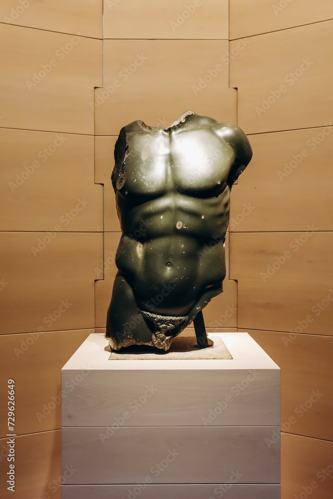 Florence, Italy - 29 December, 2023: Doryphoros torso, Early 1st ...