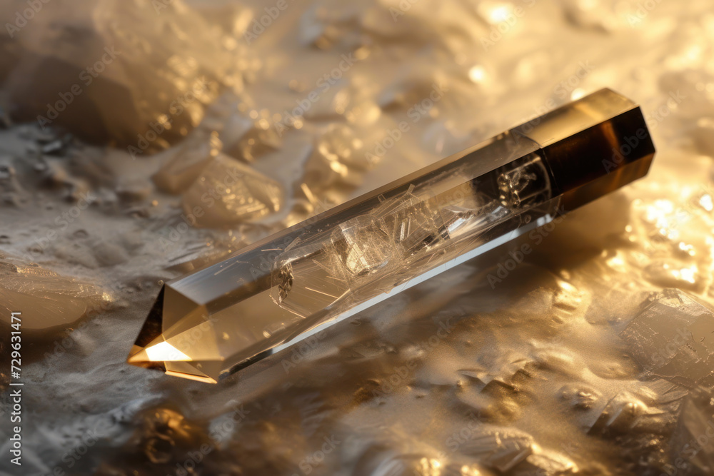 Sample of the Alkali metal Cesium, element number 55. This reactive ...