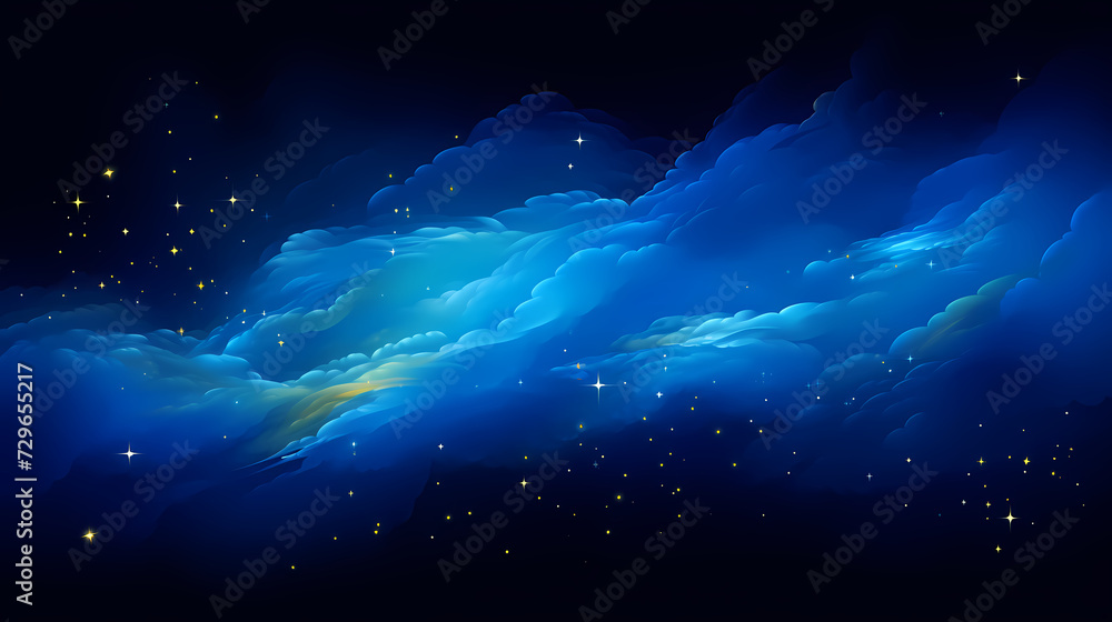 Mysterious star themed gradient background with countless twinkling ...