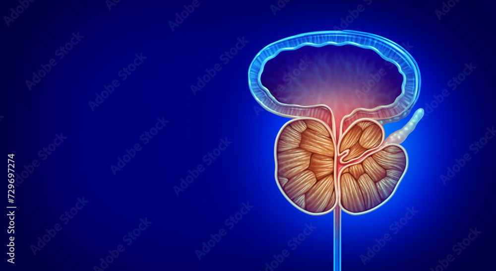 Poster Prostate That Is Enlarged as a human gland as Benign Prostatic ...