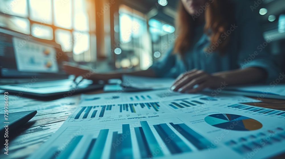 Business audit stock financial finance management on analysis data ...