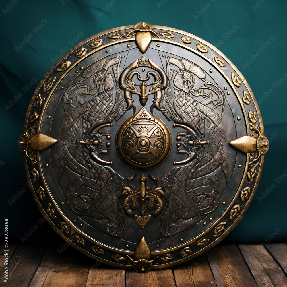 Viking Shield Medieval War Shield Ancient Shield European War Shield ...