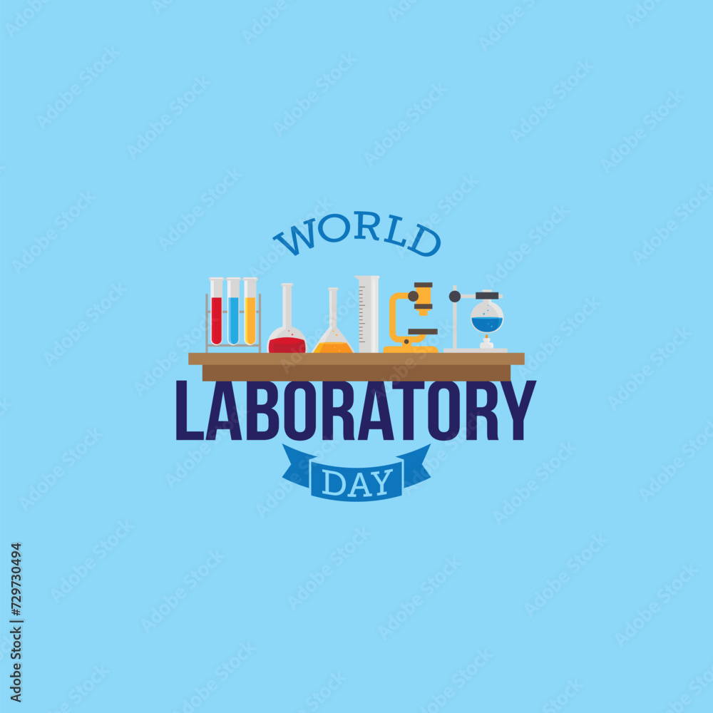 World Laboratory Day Vector Illustration. Suitable for greeting card ...