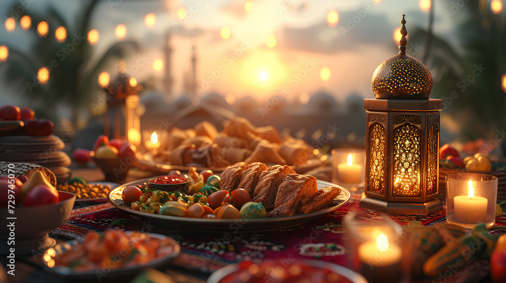 islamic, background, traditional, delicious, muslim, food, fresh, meat ...