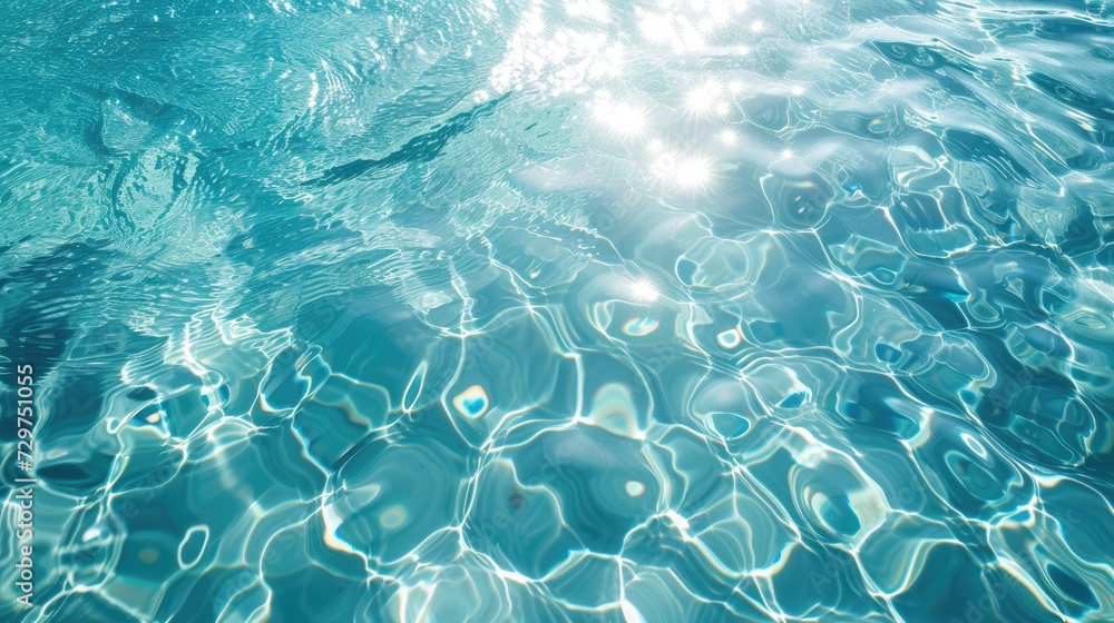 Immerse in the tranquil beauty of a panoramic sea water banner ...