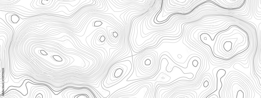 Abstract topographic wavy curve line background. Topography map pattern ...