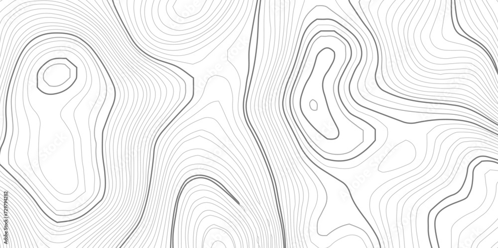 Wave topographic contour map, topographic wavy map line background ...