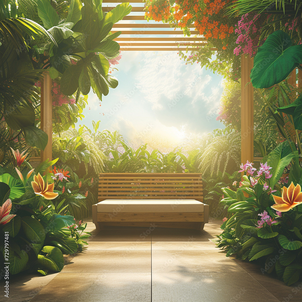 Picture a vibrant, natural setting where the beauty of the outdoors is ...