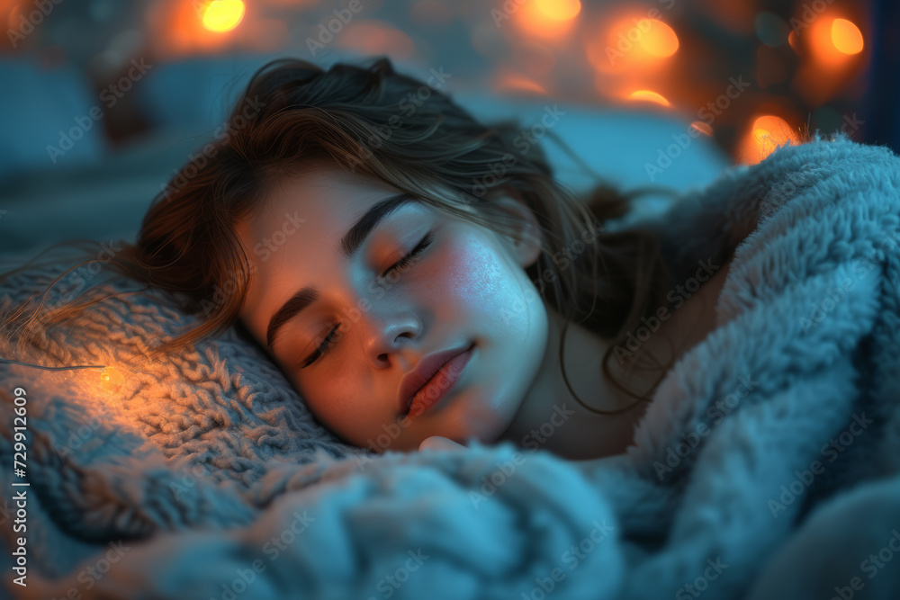 An augmented reality sleep aid app that projects calming visuals and ...