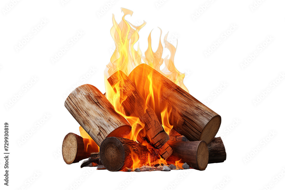 illustration of burning wood, Isolated on transparent PNG background ...