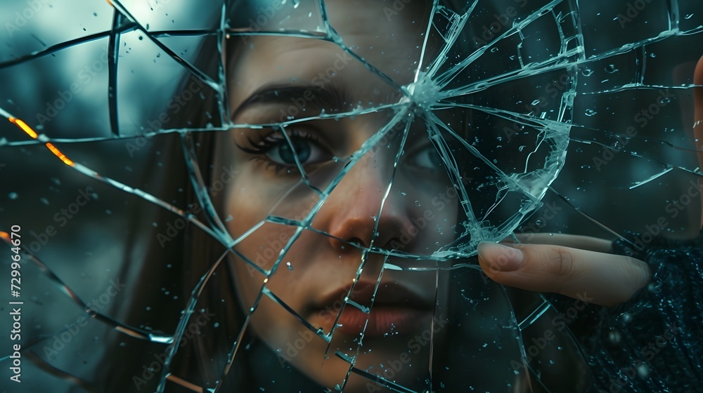 "Reflections of Self: Holding Shattered Mirror in Ultra Realistic 8K ...