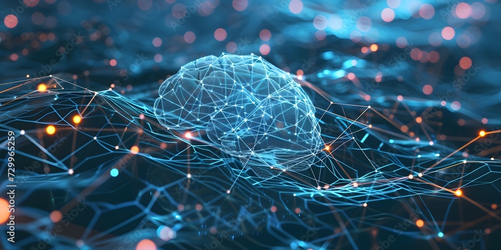 artificial intelligence brain with computing system neuron and neural ...