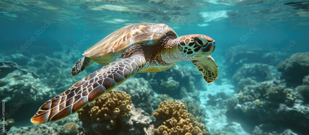 Egypt is home to sea turtles that are green and live in the Red Sea ...