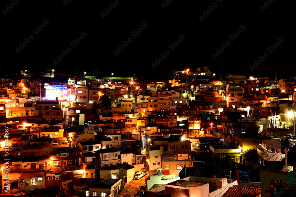 Gamcheon Village in Busan, where you can see the little prince Stock ...