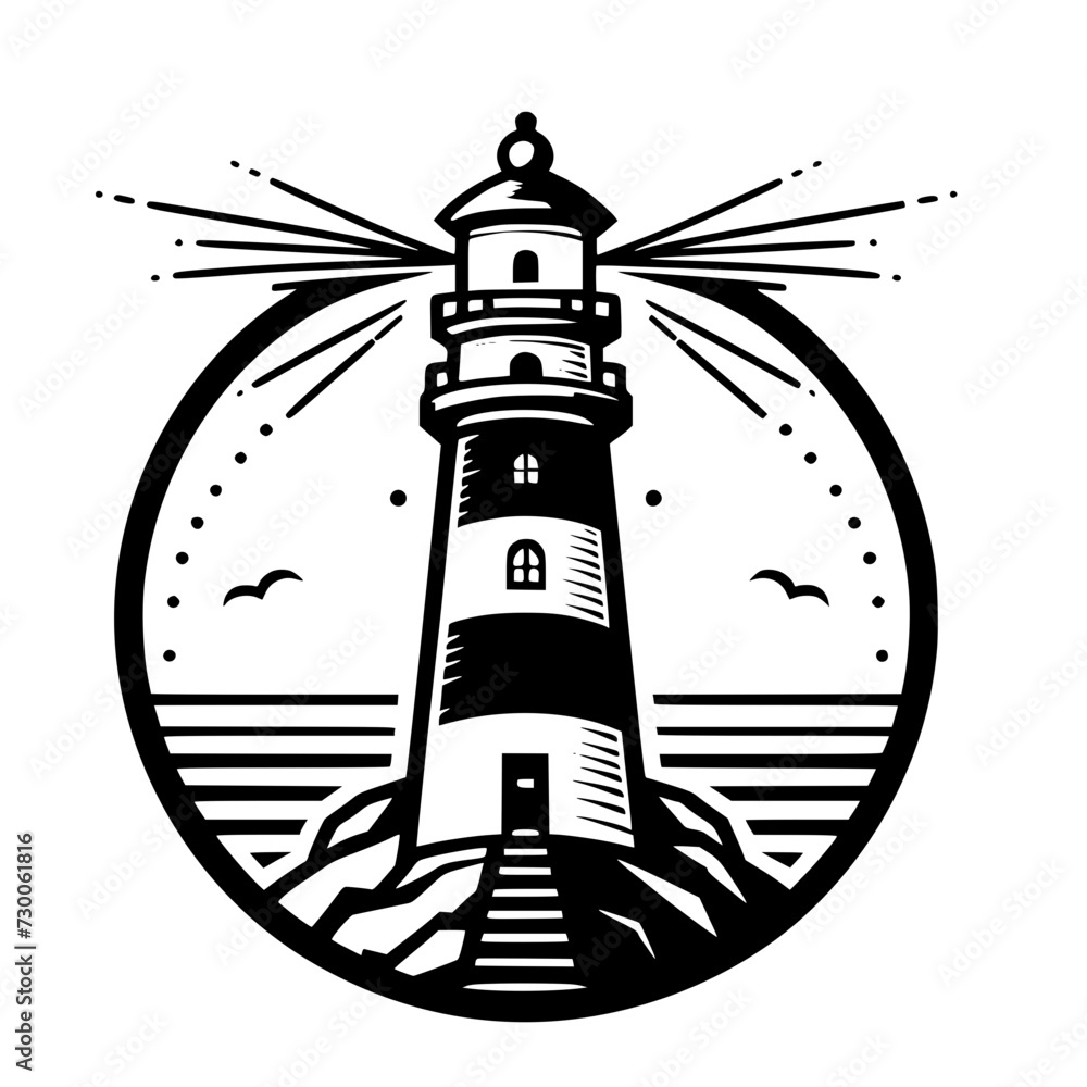 Vetor de Lighthouse, Lighthouse Svg, Lighthouse Cut Files, Lighthouse ...