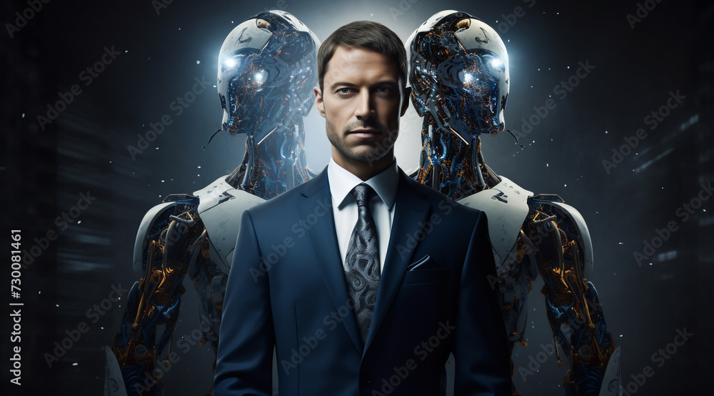Image: Human-like male robots that will emerge in the future and have ...