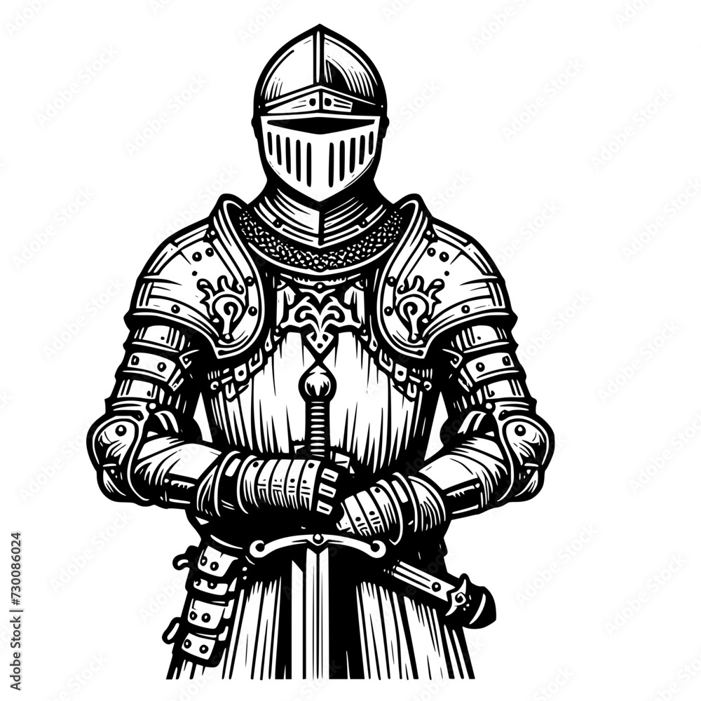 Knight, Medieval Knight , Knight Svg Cut Files, Knight Silhouette ...