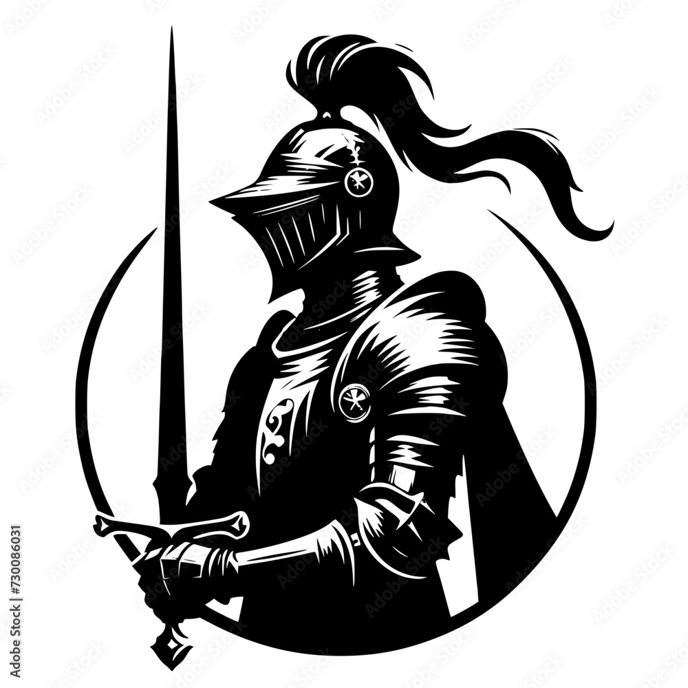 Vetor de Knight, Medieval Knight , Knight Svg Cut Files, Knight ...