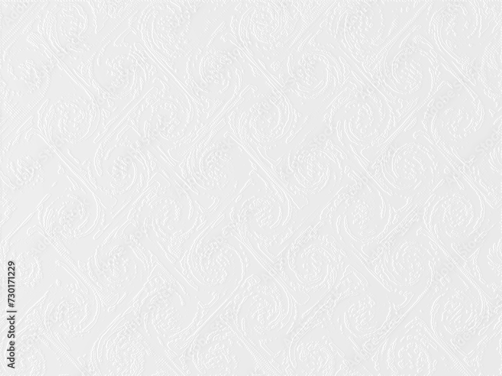 Abstract clean white texture wall 3d rendering illustration. Rough ...