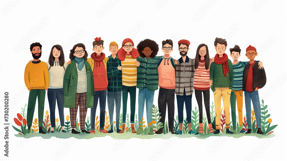 concept of Belonging Inclusion Diversity Equity DEIB, group of ...