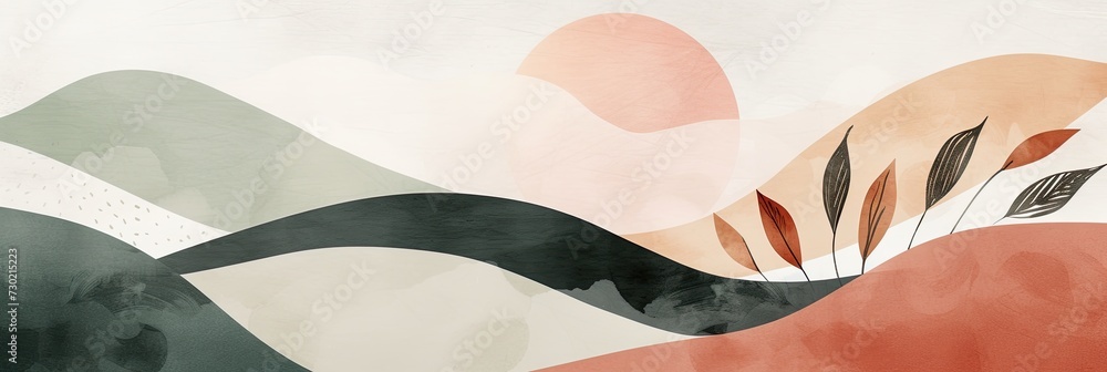 abstract background image inspired by nature, using earthy tones and ...