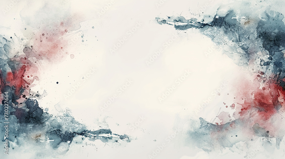 Watercolor art pastel neutral colors splashes on beige background ...