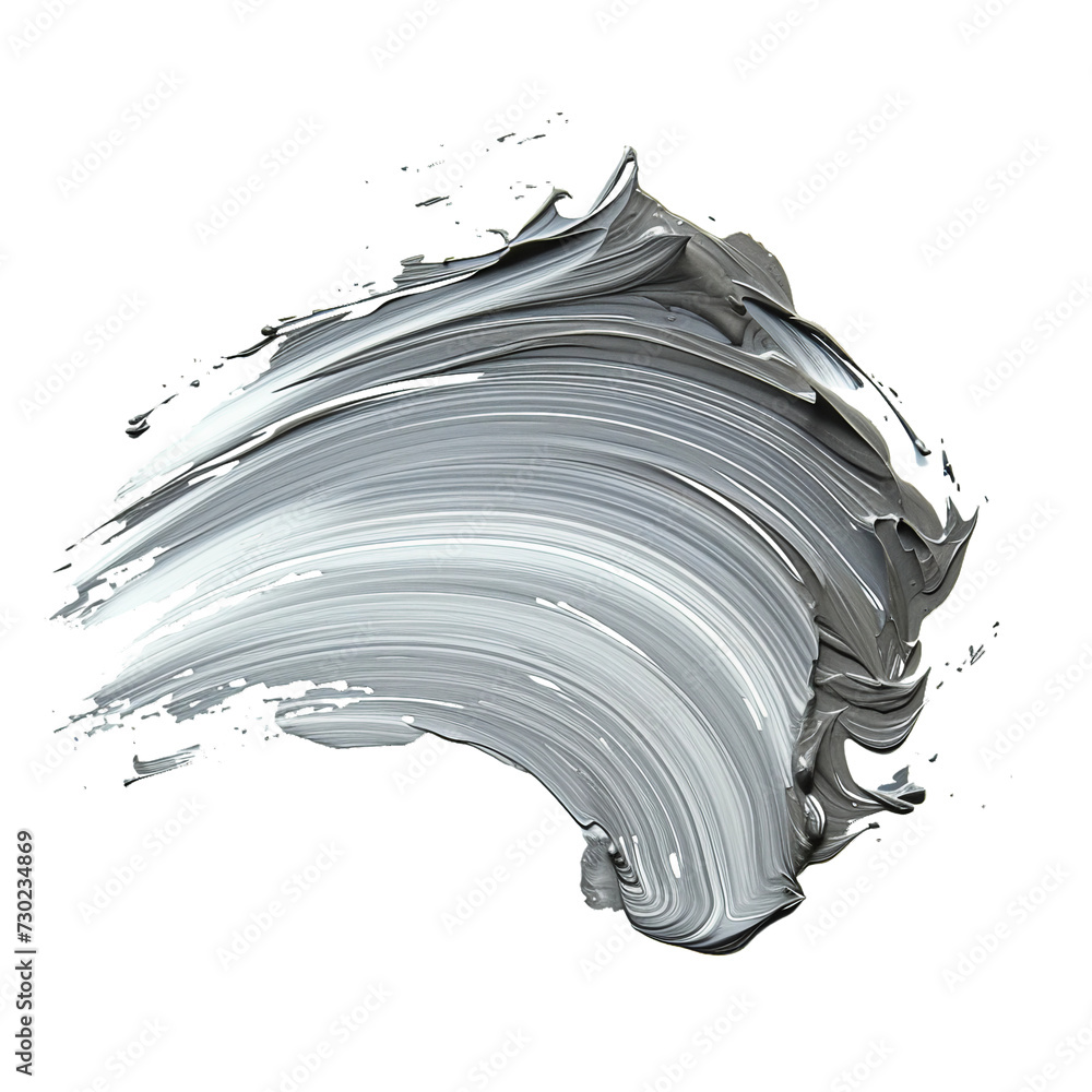 Gray color smear, transparent background. Stock Photo | Adobe Stock