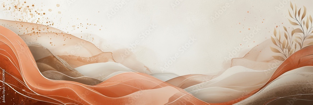 abstract background image inspired by nature, using earthy tones and ...