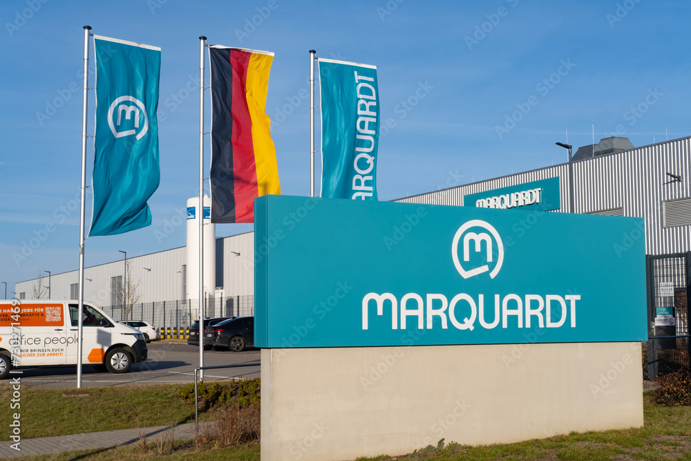 Foto de Advertising logotype Marquardt manufacturer electromechanical ...